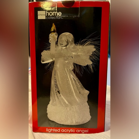jcpenney | Accents | Jc Penney Home Collection Lighted Acrylic Angel ...